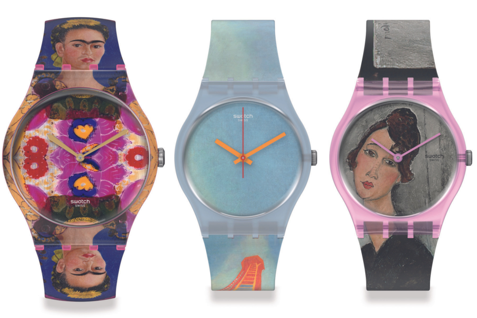 Así es la nueva colección de relojes Swatch X Centre Pompidou